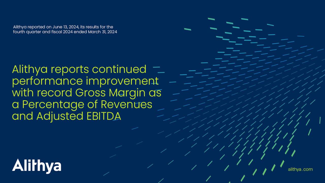 Alithya Group Inc. 2024 Q4 - Results - Earnings Call Presentation ...