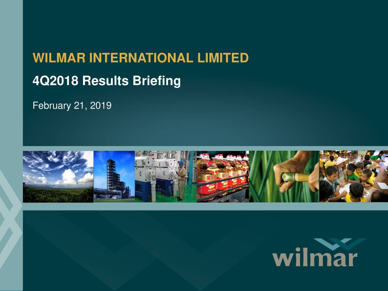 Wilmar International, Ltd. 2018 Q4 - Results - Earnings Call Slides ...