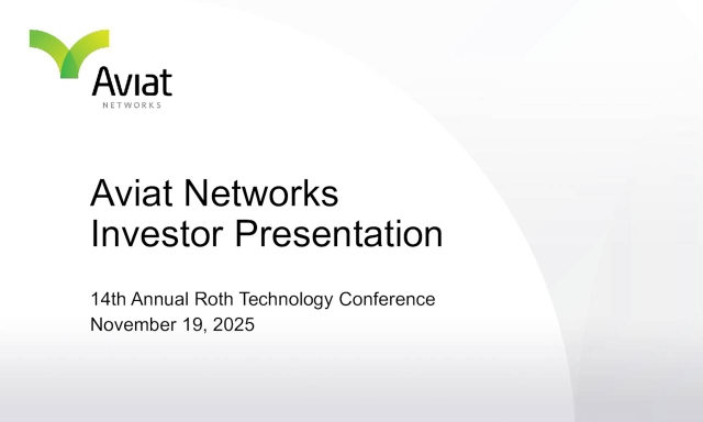 Aviat Networks, Inc. (AVNW) Presents at 14th Annual ROTH Technology ...