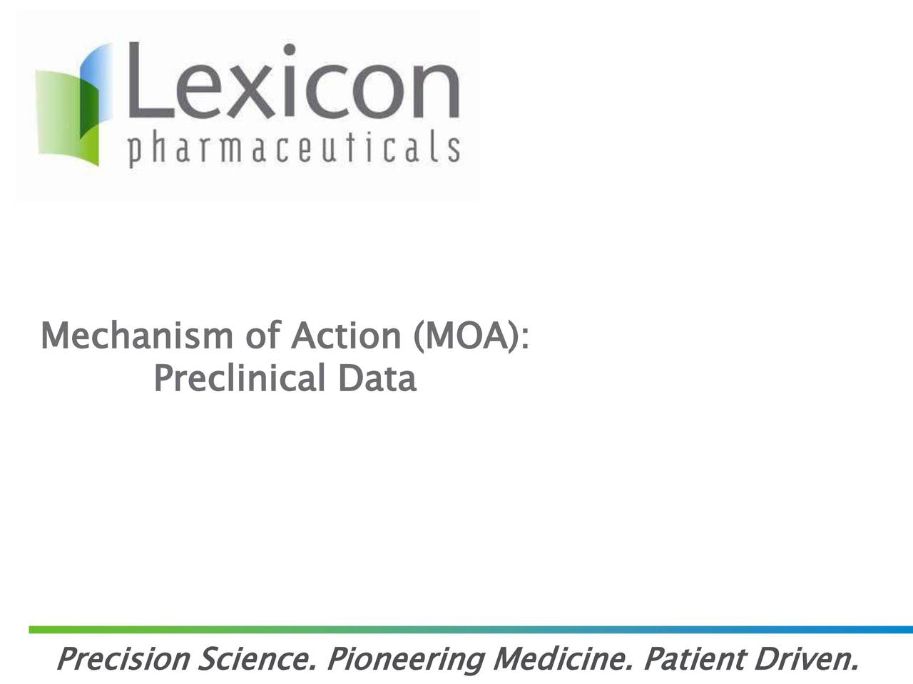 Lexicon Pharmaceuticals (LXRX) Investor Presentation - Slideshow ...