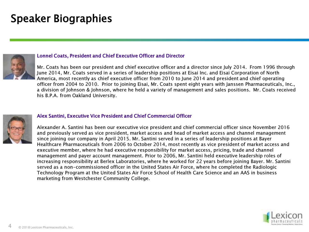 Lexicon Pharmaceuticals (LXRX) Investor Presentation - Slideshow ...