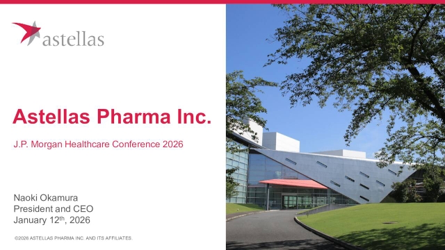 Astellas Pharma Inc. (ALPMY) Presents at 44th Annual J.P. Morgan ...