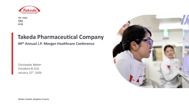 Takeda Pharmaceutical Company Limited (TAK) Presents at 44th Annual J.P ...