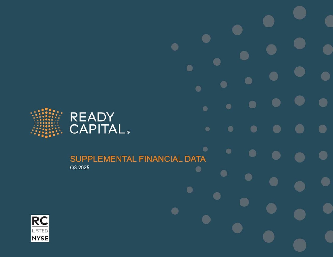 Ready Capital Corporation 2025 Q3 - Results - Earnings Call ...