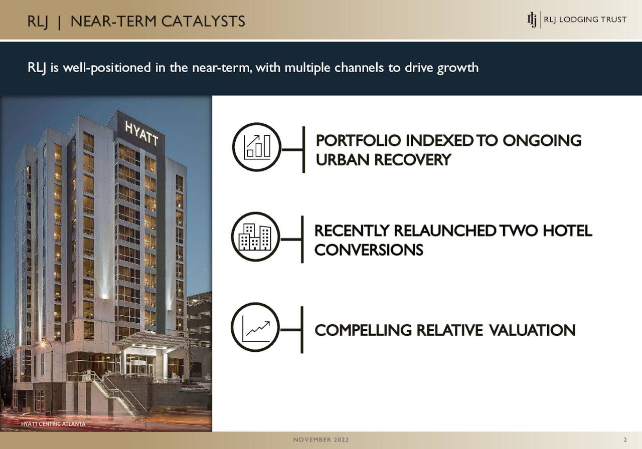 RLJ Lodging Trust (RLJ) Presents at 2022 REITworld Conference ...