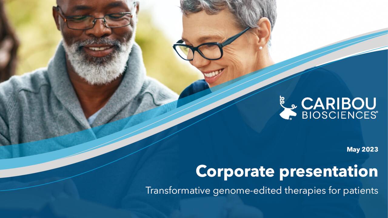 Caribou Biosciences (CRBU) Investor Presentation - Slideshow (NASDAQ ...