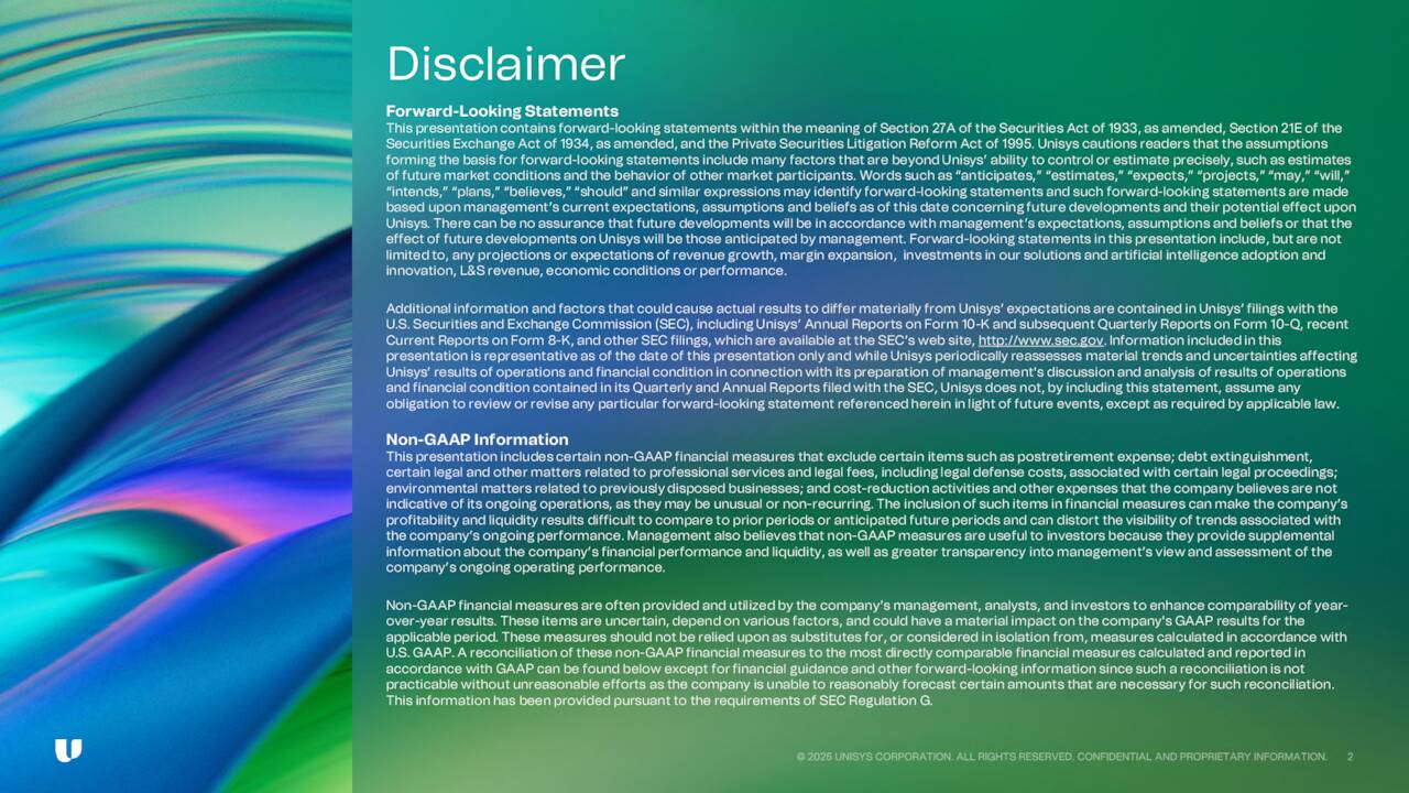 Unisys Corporation (UIS) ClearPath Forward Investor Education Event ...